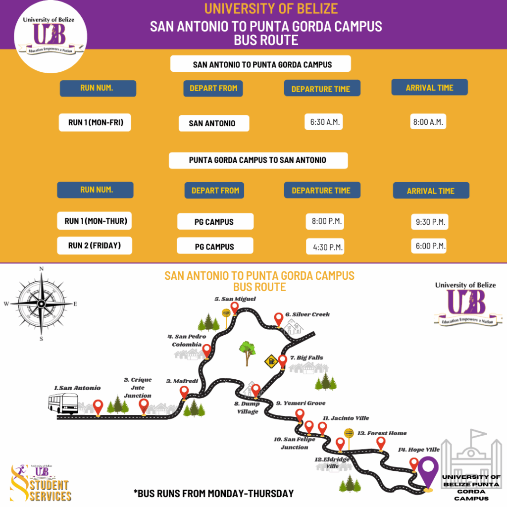 Student Transportation Services | University of Belize
